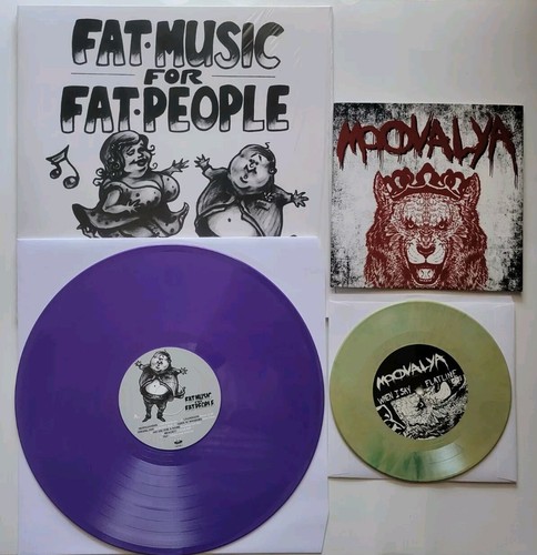 Fat Music For Fat People Vinyl 14 Song Compilation And A Moovalya 7 ...