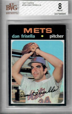1971 Topps #104 Dan Frisella BVG 8 NM-MT | eBay