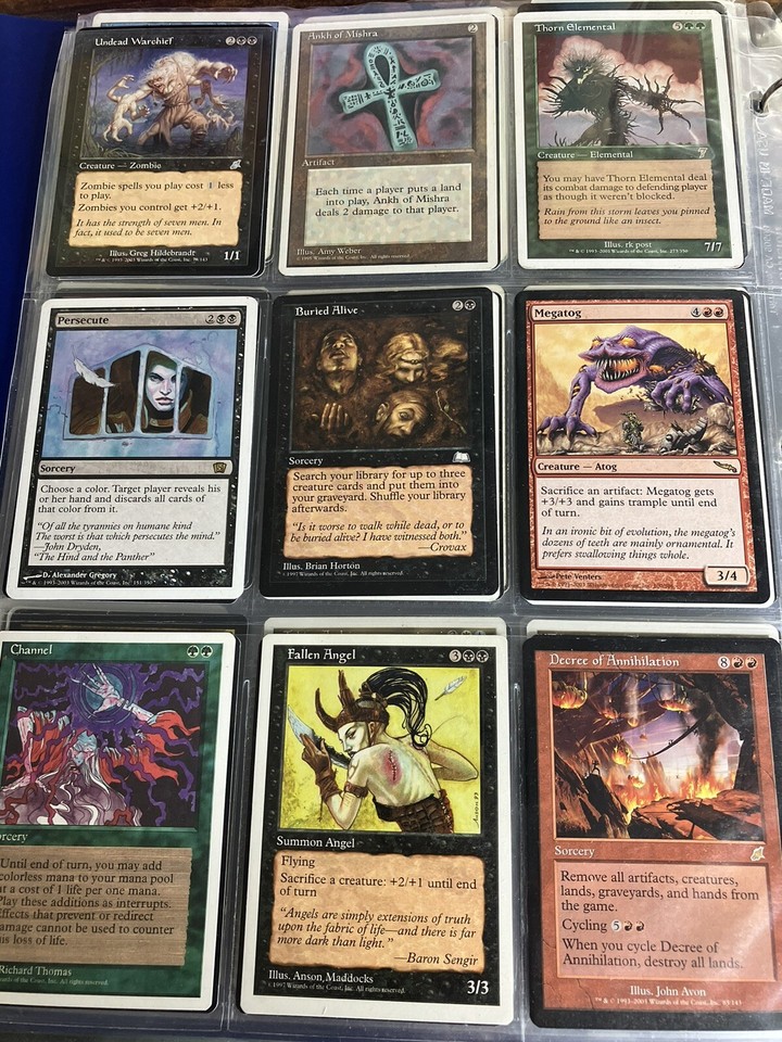 Magic The Gathering Huge Collection of Rare Cards Vintage Sets! MTG ...