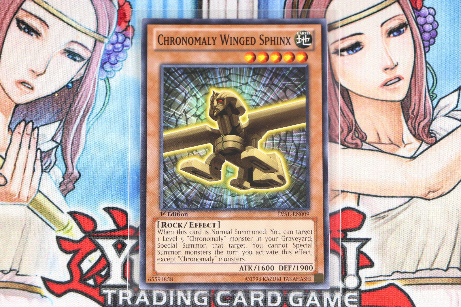 Yugioh Chronomaly Winged Sphinx LVAL-EN009 1st Edition Common | eBay