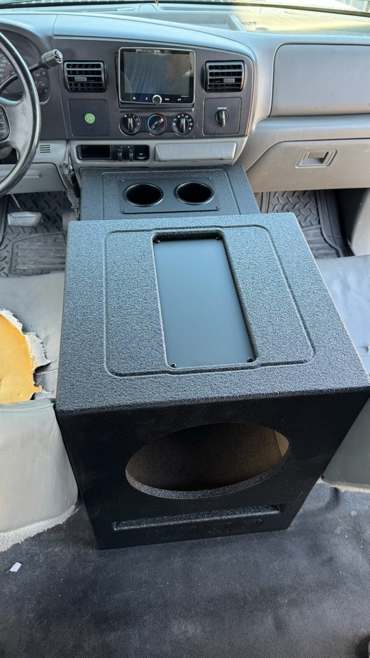 Ford F-250 05-07 Center Console Subwoofer Box Speaker Box 12” Woofer ...