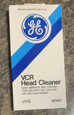 GE VCR Head Cleaner VHS Head Cleaner | eBay