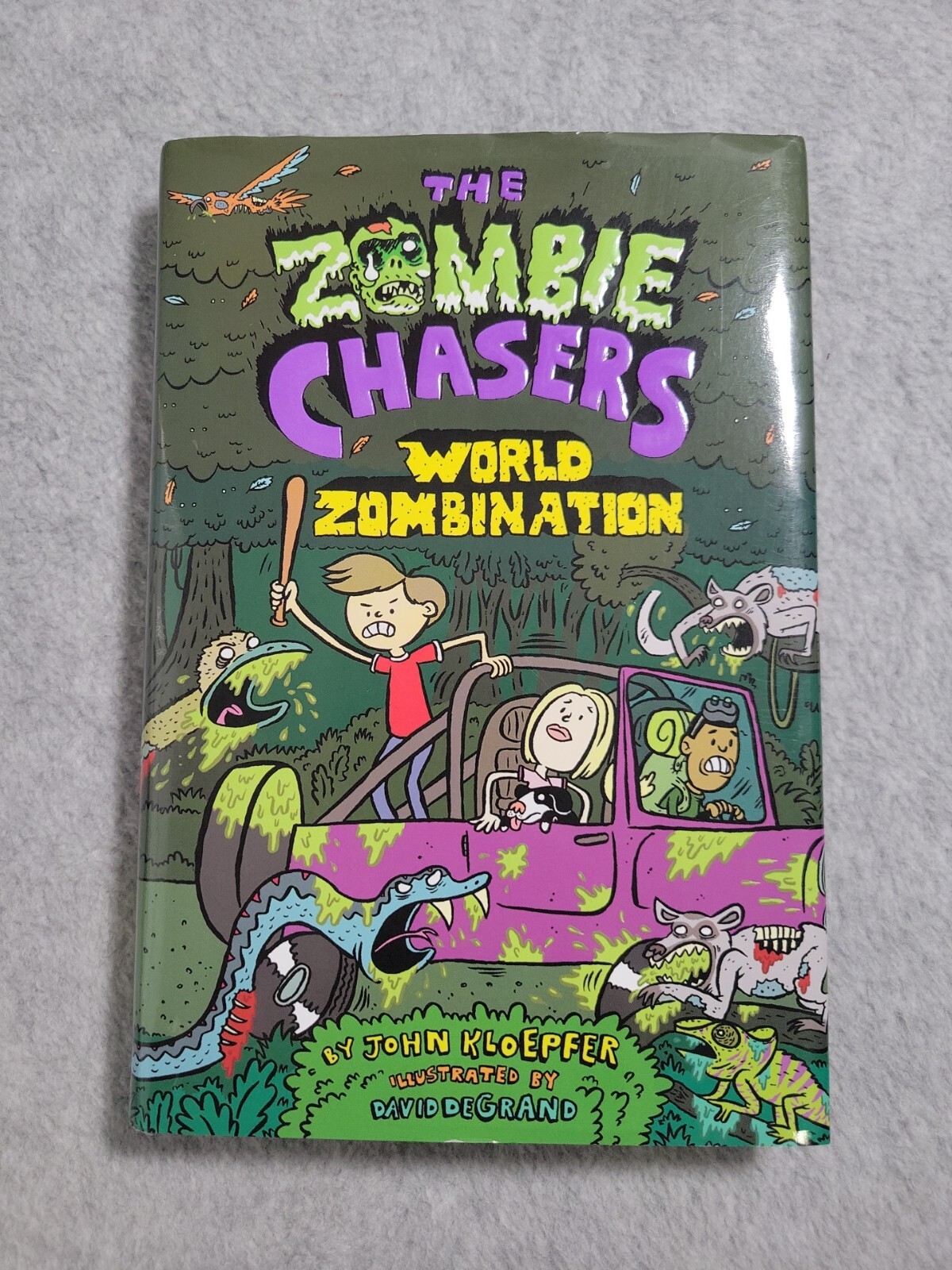 The Zombie Chasers #7 : World Zombination by John Kloepfer 1st Ed HC DJ ...