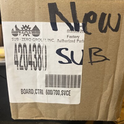 4204380 SUB ZERO Refrigerator Control Board AHG | eBay