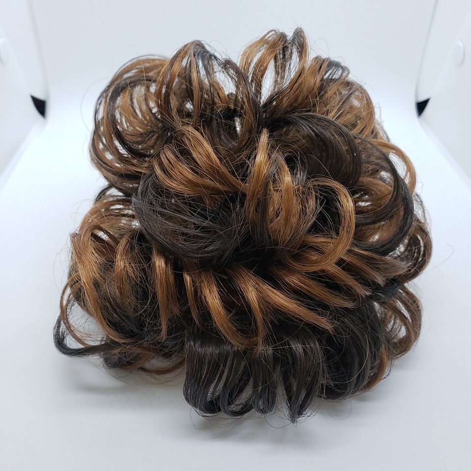 Messy Bun Scrunchie Updo Wrap Curly Hair Piece Hair Extensions Extra ...