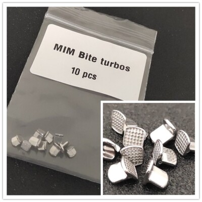 Dental Orthodontics Bite Turbos MIM Bite Bulider For Deep Bite 10Pcs ...