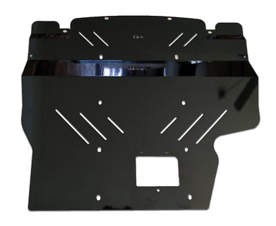 BLACK Aluminum Engine Splash Shield Under Tray Skid Plate for 15-21 ...