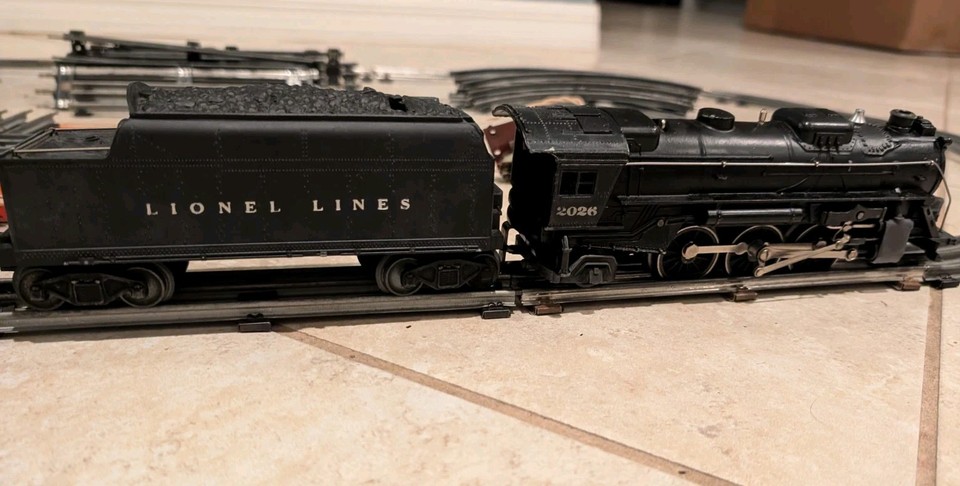 Lionel Post War Train Set, 6446WX, 6019, 6026, 6040, 6041, Switch, 30 ...