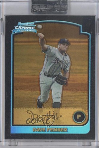 2003 Bowman Chrome Gold Refractor /170 Dave Pember #278 Rookie RC | eBay