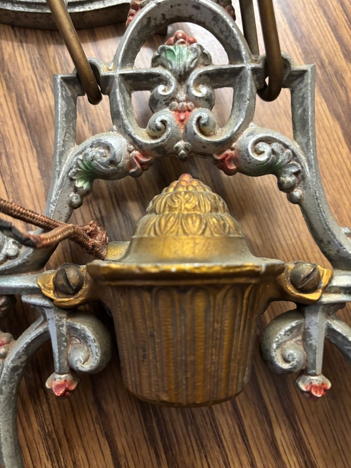 ANTIQUE RIDDLE COMPANY CEILING FIXTURE | eBay