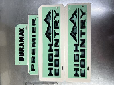 Suburban/Tahoe Black High Country Lettering 84719528 NEW | eBay