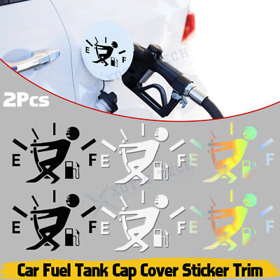 Car Reflective Fuel Tank Stickers Fit Most Fuel Lid Gas Cap Decor ...