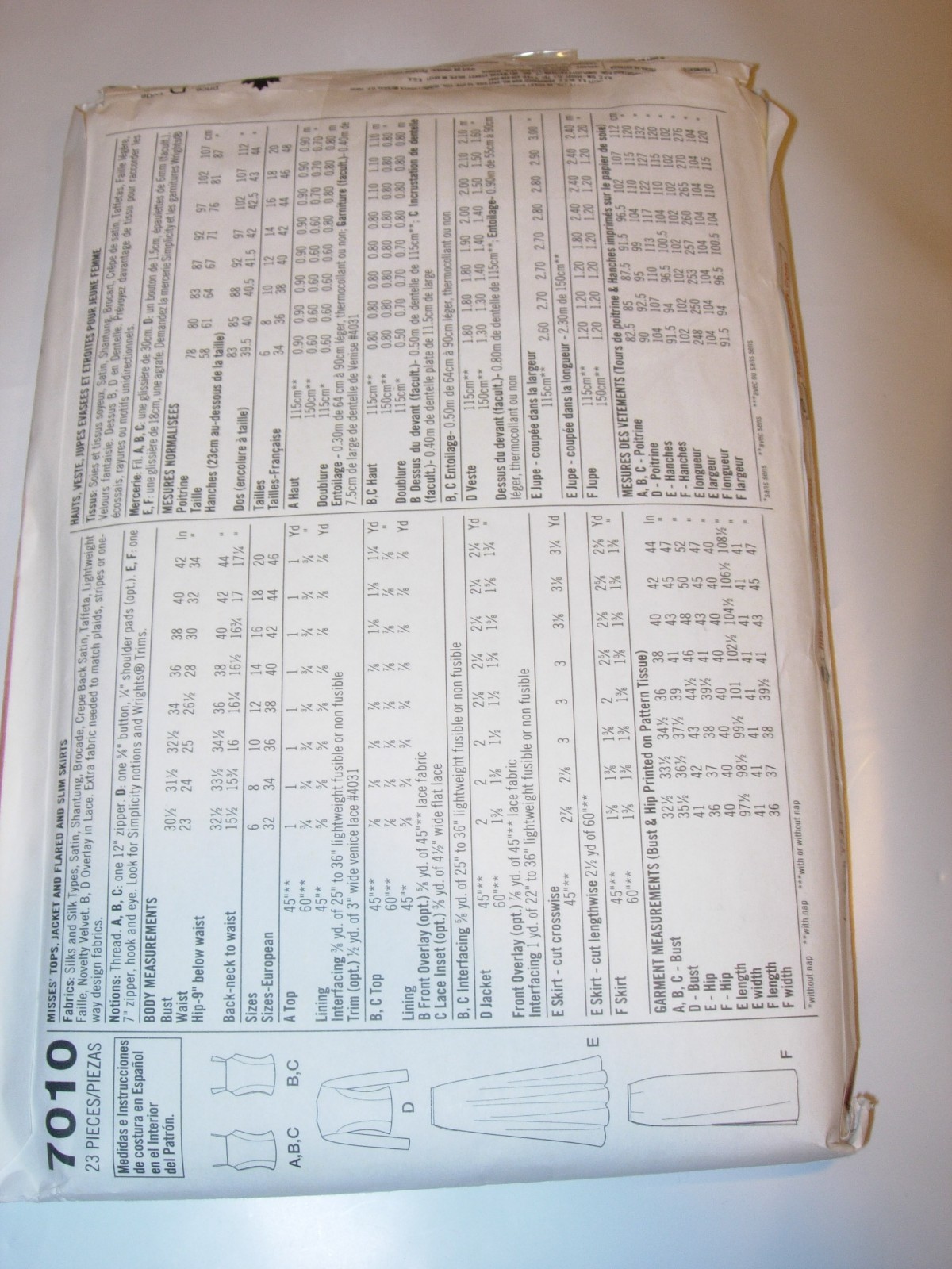 WOMENS CUT SIMPLICITY Sewing Pattern 7010 WEDDING BRIDESMAID TOP DRESS ...