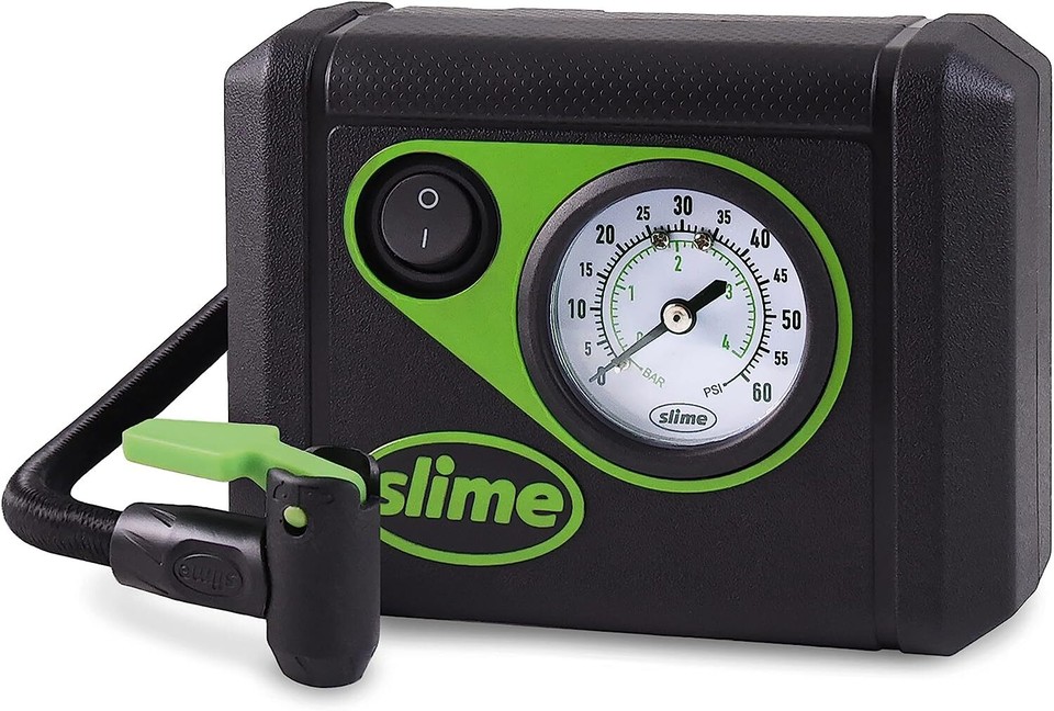 Slime 40059 Tire Inflator, Junior, Compact & Powerful Portable Car ...