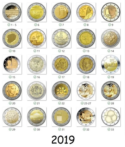 2 Euro 2019 Gedenkmünze - Alle Länder verfügbar - Unz. | eBay