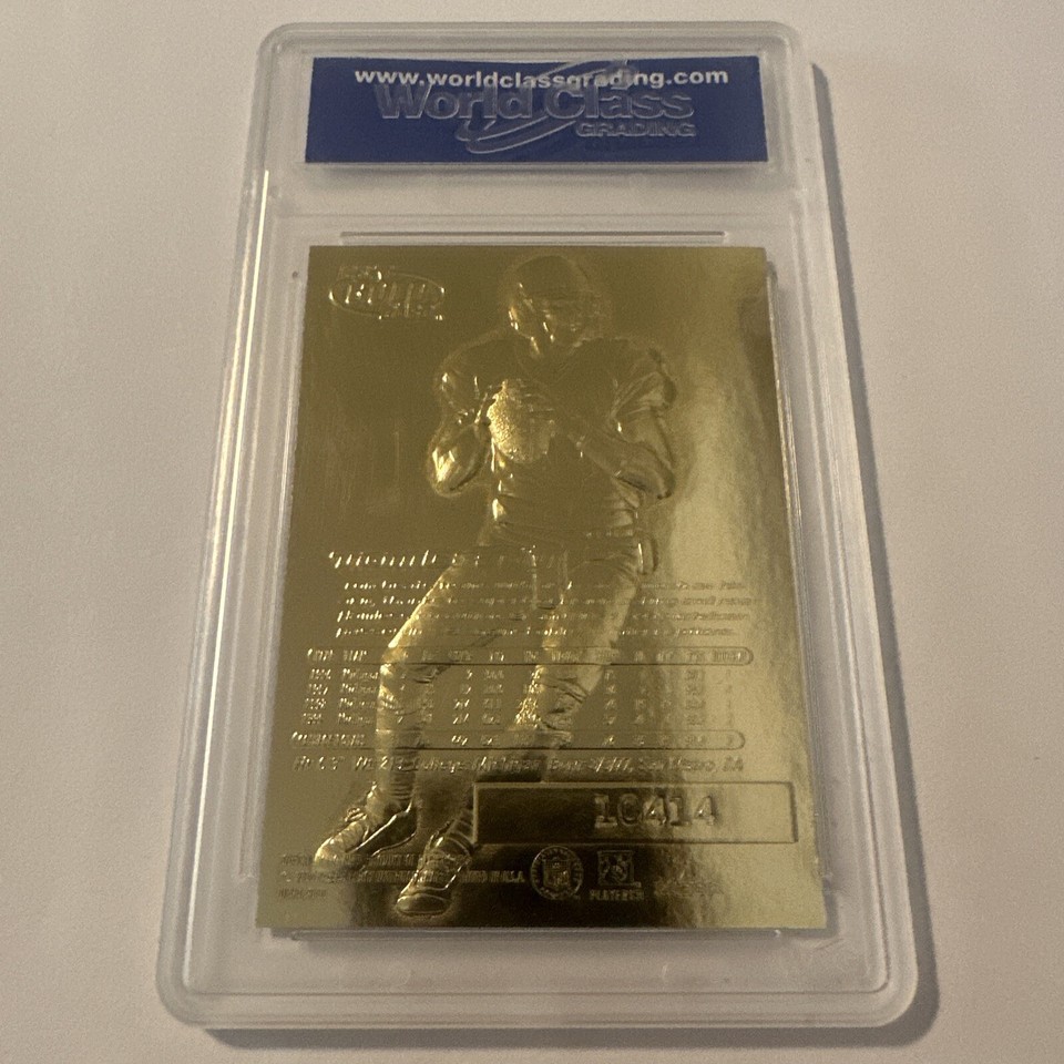 Tom Brady RC Auto 2000 Fleer 23KT Gold WCG Grade 10 | eBay