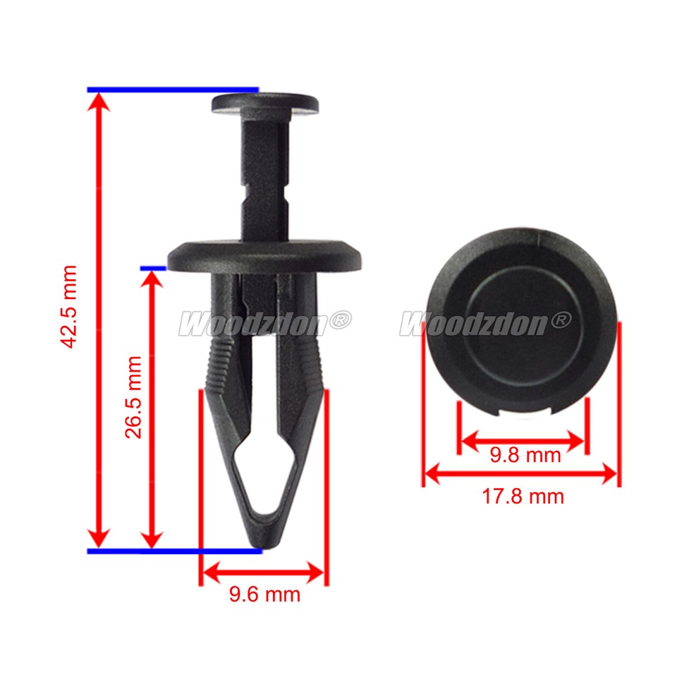 25 Pcs Bumper Cover Clip Push Type Retainer For Pontiac For Olds For GM ...