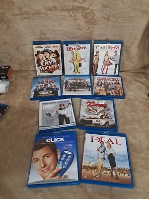 BLU-RAY COMEDY LOT 10 - CLICK- OFFICE,SANDLER, RUDD, BULLOCK, ROCK ...