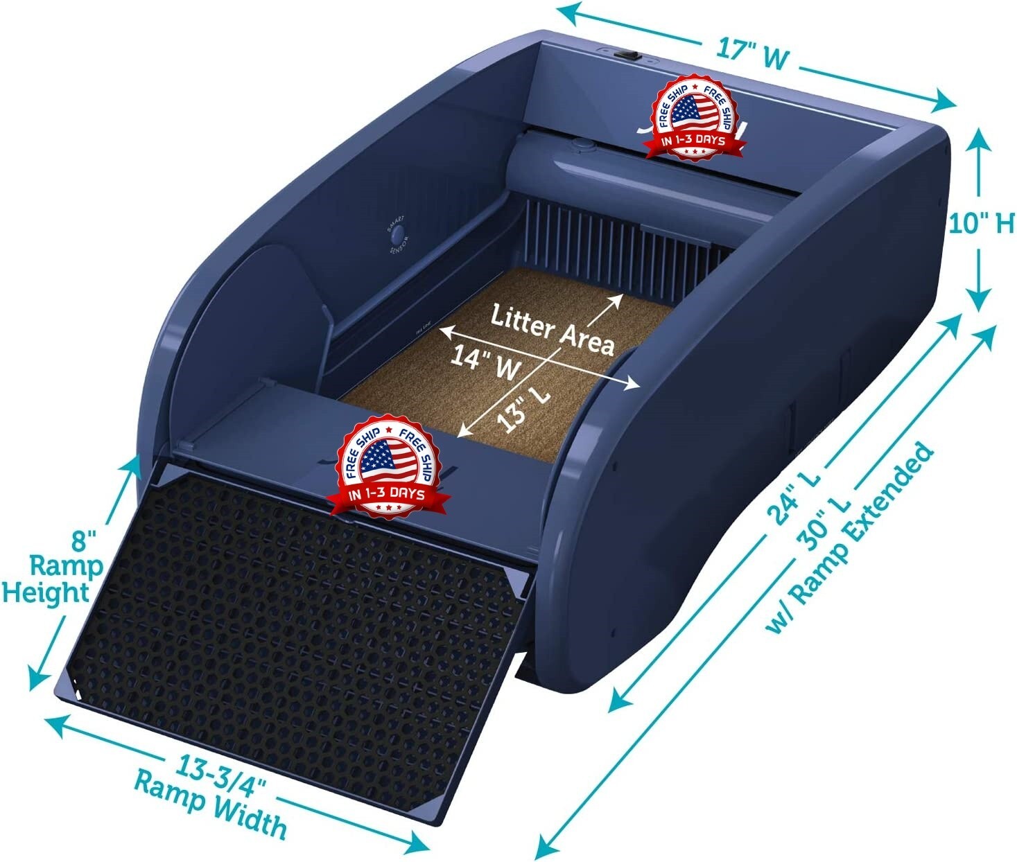 caja de arena para gatos automatica arenero gato autolimpiable ...