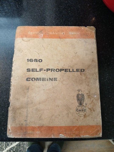 Case 1660 self propelled combine Owners catalog book manual | eBay
