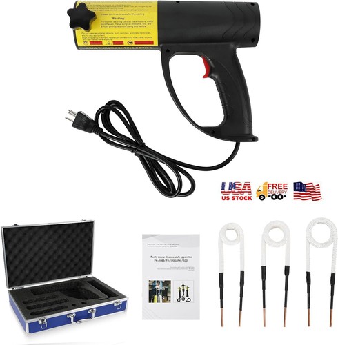 110V Magnetic Induction Heater Kit 1500W Automotive Flameless Heating ...