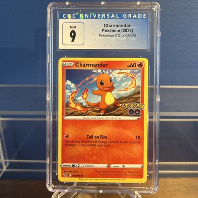 Pokémon TCG Charmander Tail On Fire 008/078 CGC MINT 9 | eBay