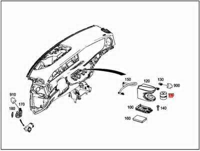 Genuine MERCEDES X222 A217 C205 C217 C253 S205 S213 W205 Flacon ...