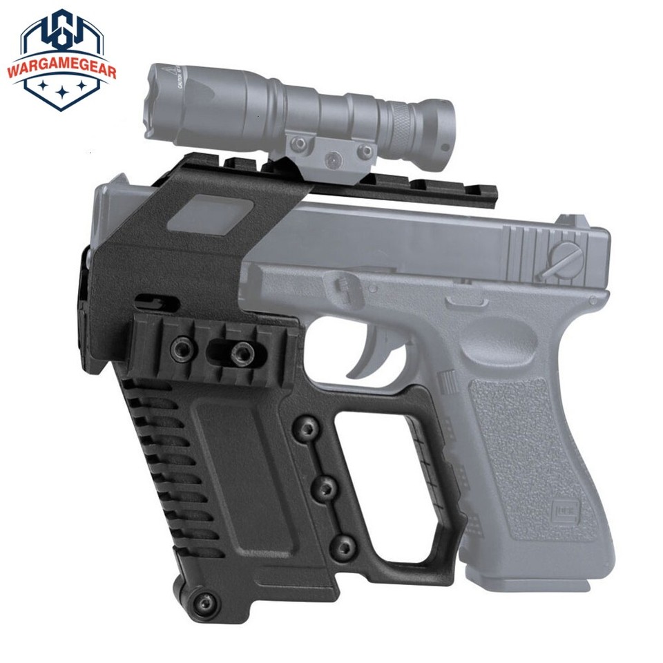 Tactical Laser Sight Scope Mount Rail Base Pistol Kit For Glock G17 G18 ...