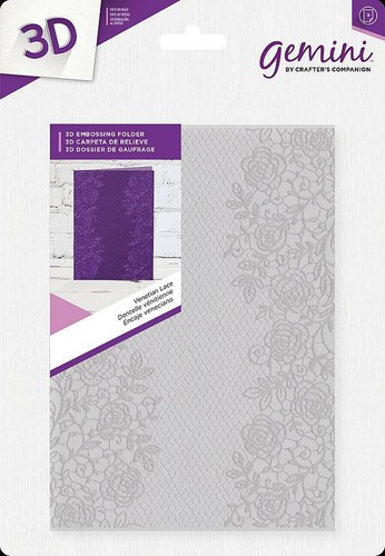 Gemini 5" x 7" 3D Embossing Folders by Crafter's Companion, Stunning ...