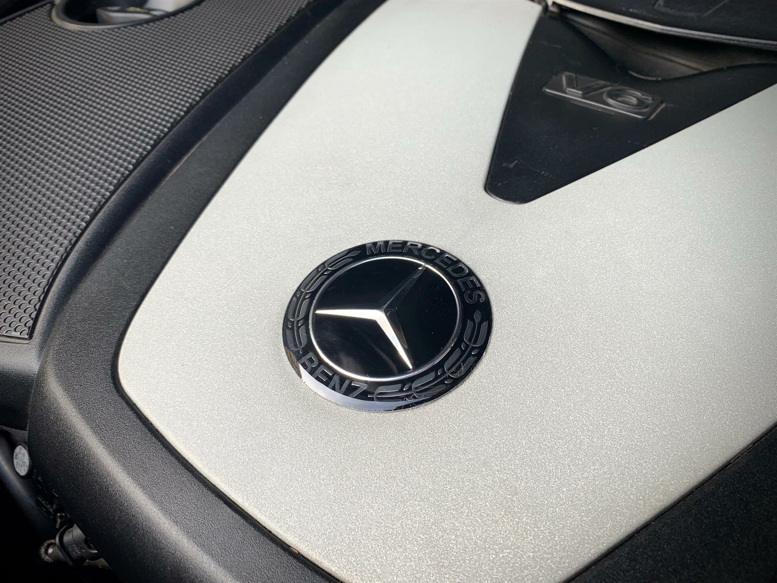 Replacement for Mercedes Benz Engine Cover Emblem Badge 64mm | eBay