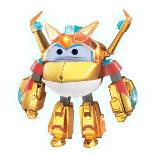 Super Wings Deluxe Special Golden Boy Transformer Robot Figure / Korea ...