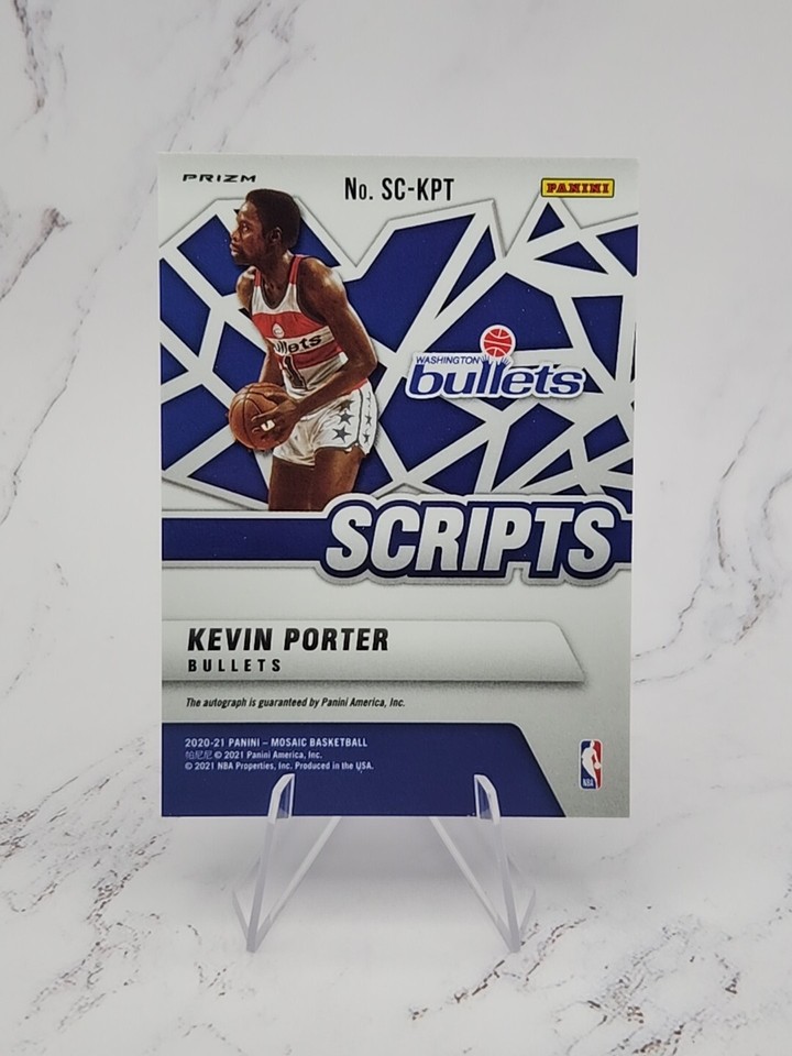 Kevin Porter Scripts Auto SP 2020-21 Panini Mosaic Silver Mosaic Prizm #SC-KPT | eBay