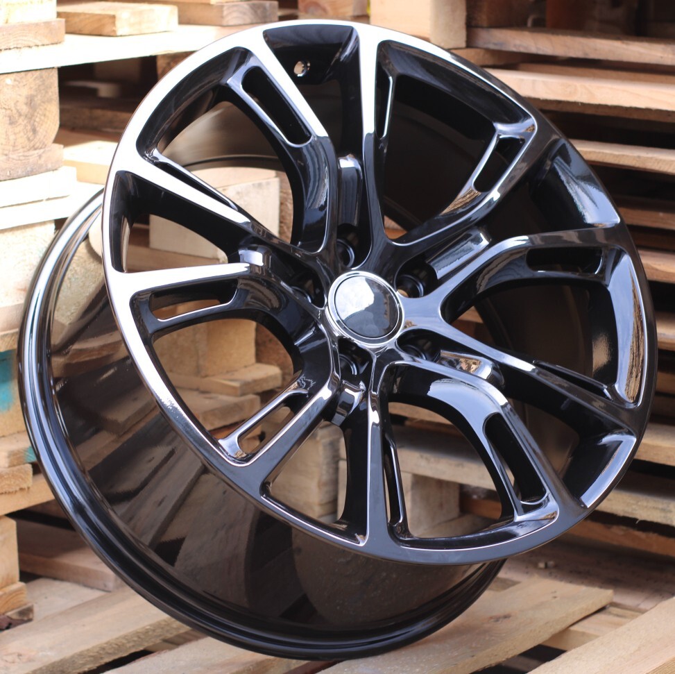 4 x 20 Inch 5x127 Concave Style Gloss Black Wheels: Fits For Jeep ...