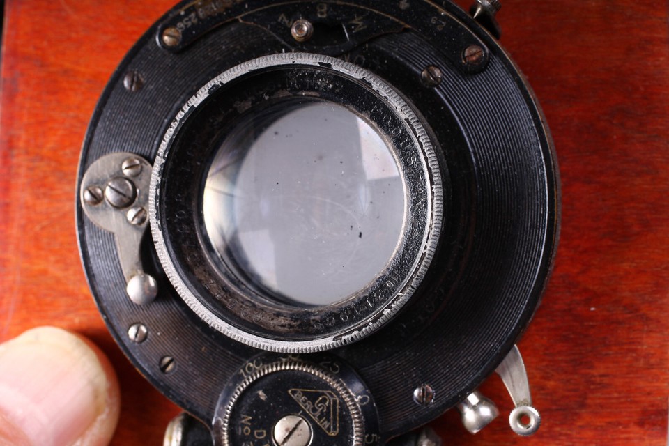 ROCHESTER OPTICAL EMPIRE STATE 5X7 IN. FIELD CAMERA W GOERTZ DAGOR 7" 1 ...