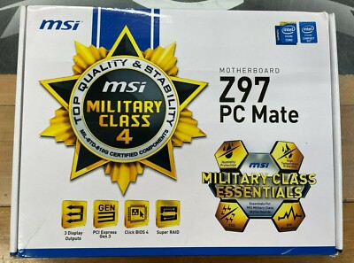 MSI Z97 PC Mate Motherboard LGA1150 | eBay