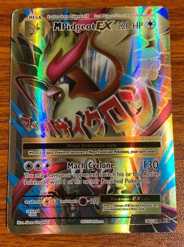 2016 Pokemon Evolutions Mega Pidgeot Ex Full Art UR #105/108 Used | eBay
