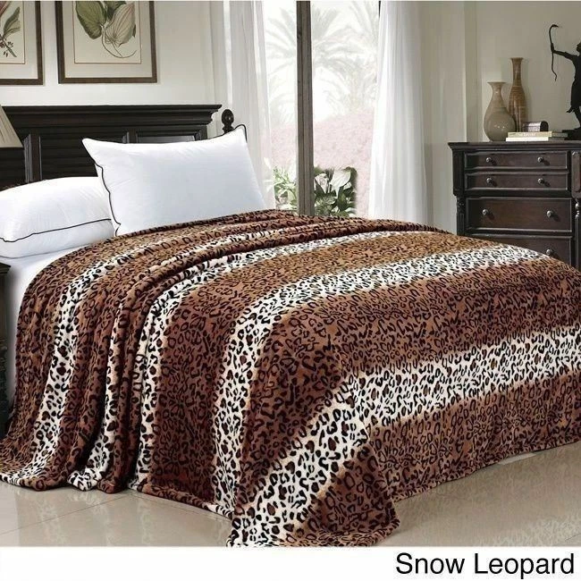 Snow Leopard Queen Size Blankets