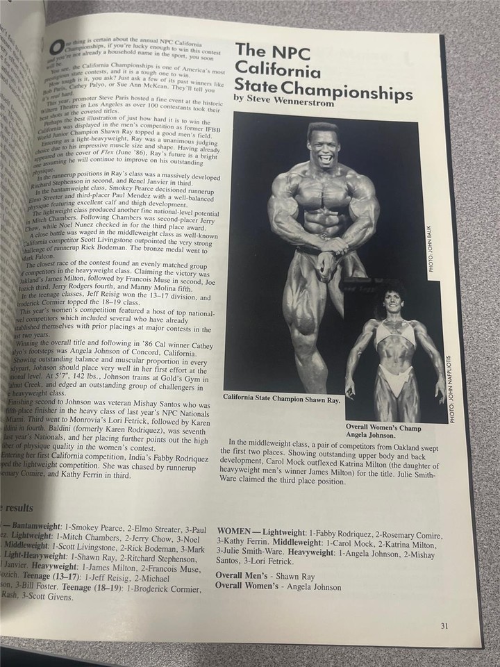 NPC NEWS bodybuilding PREMIERE ISSUE muscle magazine BOB CICHERILLO 9 ...