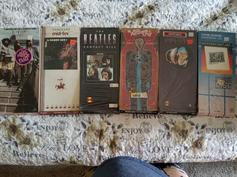 Lot of 30 empty CD long boxes Beatles to ZZ Top please see photos | eBay