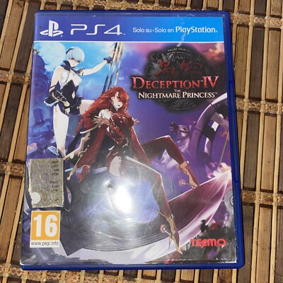 ps4 DECEPTION IV 4 The Nightmare Princess Game REGION FREE PAL PS5 | eBay