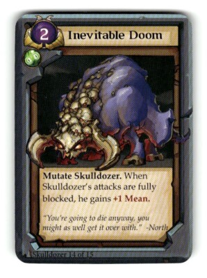 Studio Woe GRUFF Tactical Combat Card Game - Skulldozer 14/ 15 Inevitable Doom | eBay