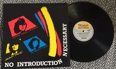 NO INTRODUCTION NECESSARY Jimmy Page - LP Vinyl Record | eBay UK