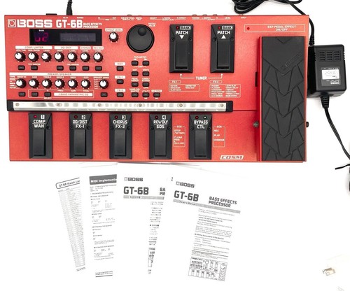 BOSS GT-6B Multi-Bassgitarren-Effektprozessor-Pedal, funktionsfähiges ...