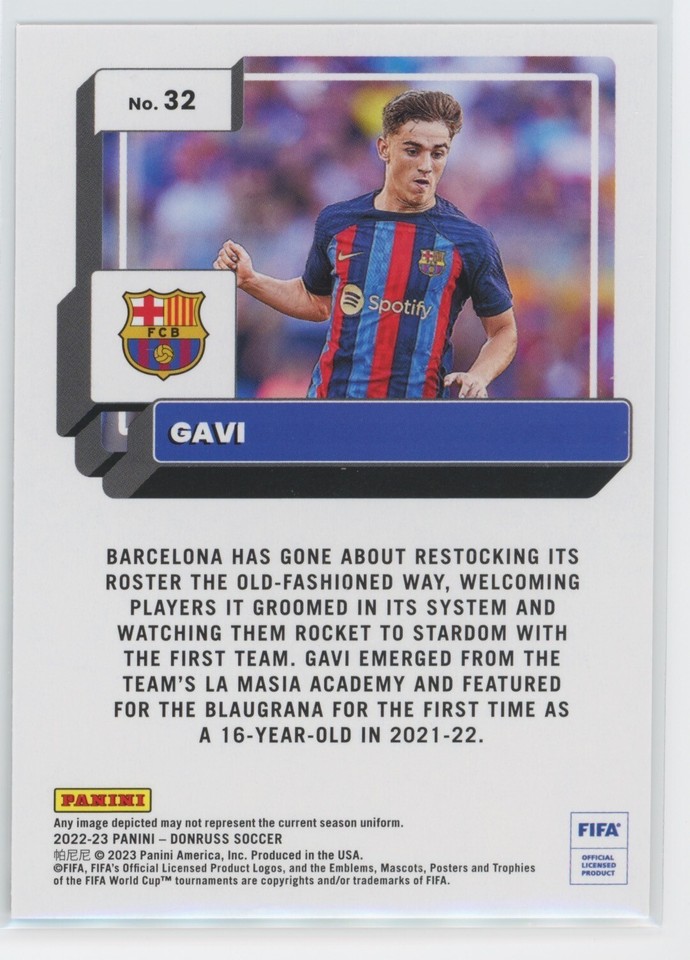 GAVI 2022-23 DONRUSS SILVER #32 QTY | eBay