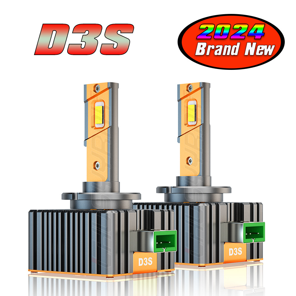 2pcs D3S D3R LED Headlight Bulbs 180W 6500K Super White HID Xenon ...
