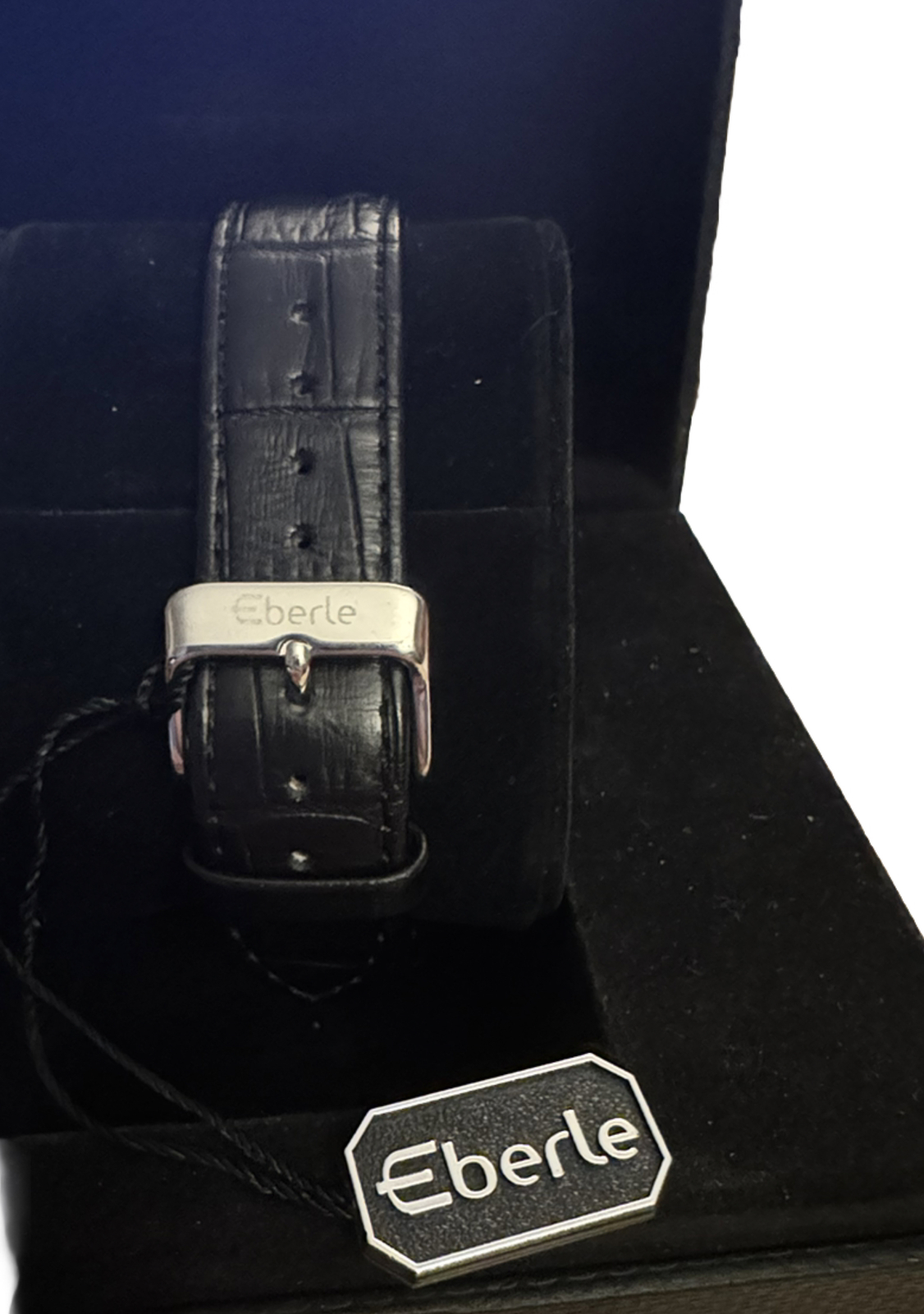 Eberle Automatic Luxury Watch E916-579 3ATM WR Genuine Leather Band-New ...