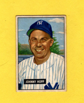 1951 Bowman Johnny Hopp #146 New York Yankees G/VG FREE SHIPPING | eBay