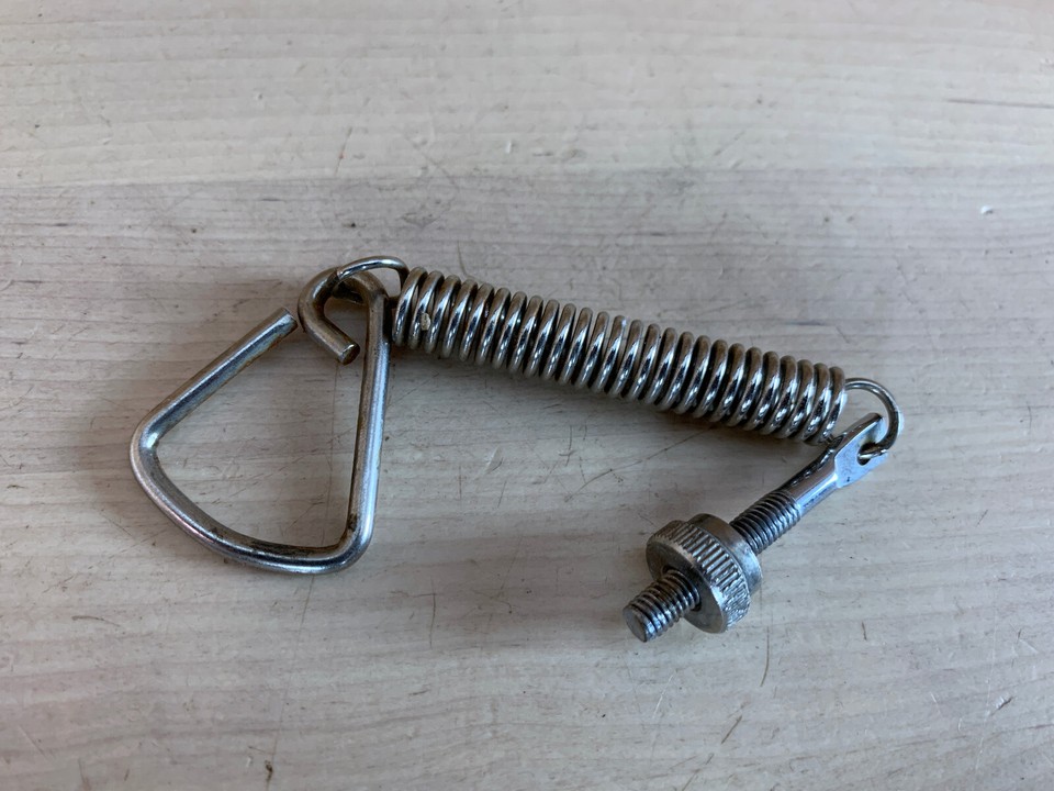 Bass Kick Drum Pedal SPRING D-Ring Rocker Adjustment Tension Rod & Nut ...