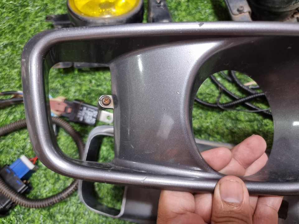 1999-2000 Honda Civic EK Yellow Fog Lights Stanley Raybrig complete set ...