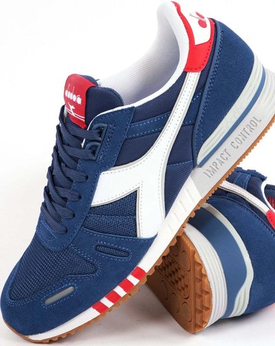 Diadora Titan Trainer Blue/White- Sneakers, Seb Coe, 80s, Retro Runners ...